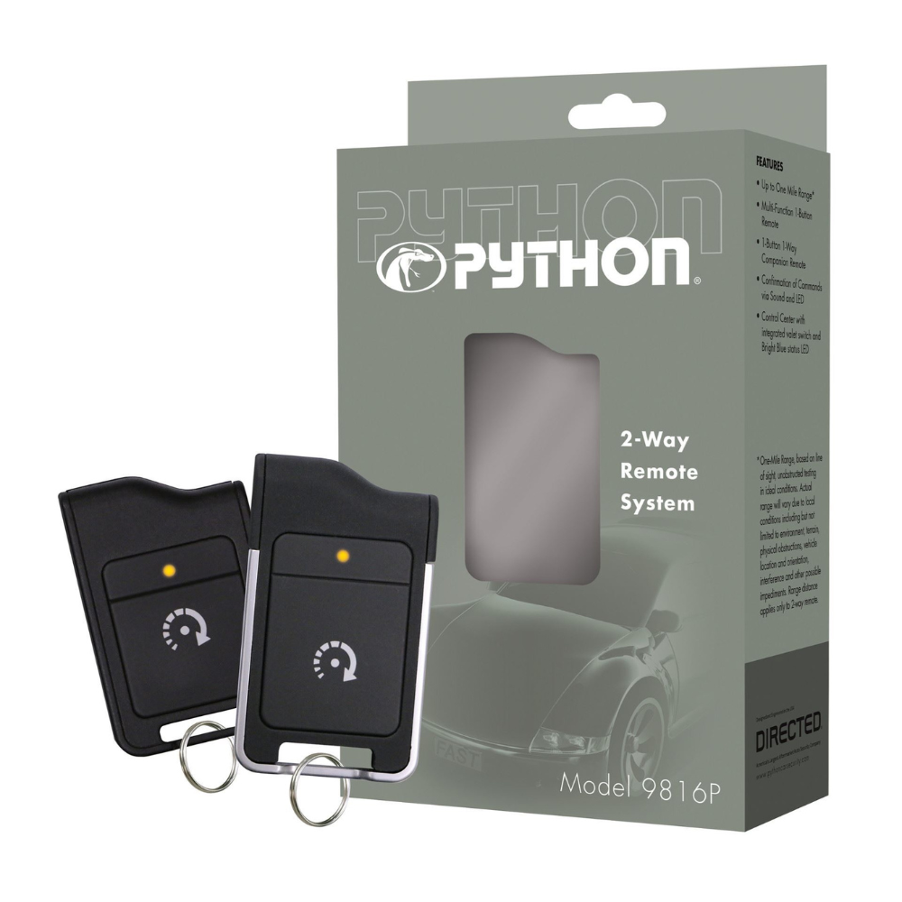 Lighting Trendz: PYTHON 2-WAY, 1-BUTTON REMOTE SYSTEM
